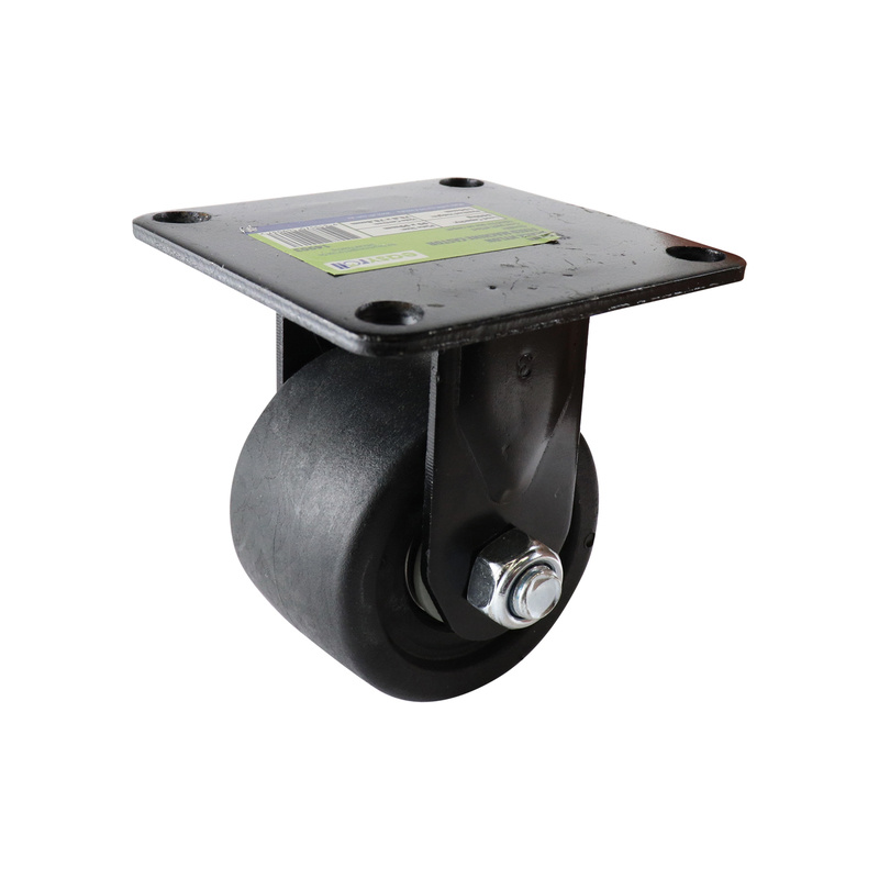 Easyroll 75mm Nylon Fixed Plate Mount Castors 600kg 1PC