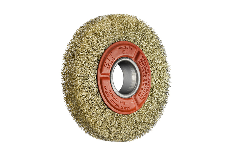 SIT Brass Crimped Wire Wheel - 150mm MULTI 1PC