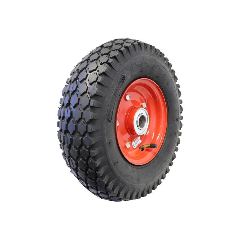 Easyroll 3.50x6 Pneumatic Wheel Steel Centred 180Kg Load Capacity 5/8 ...