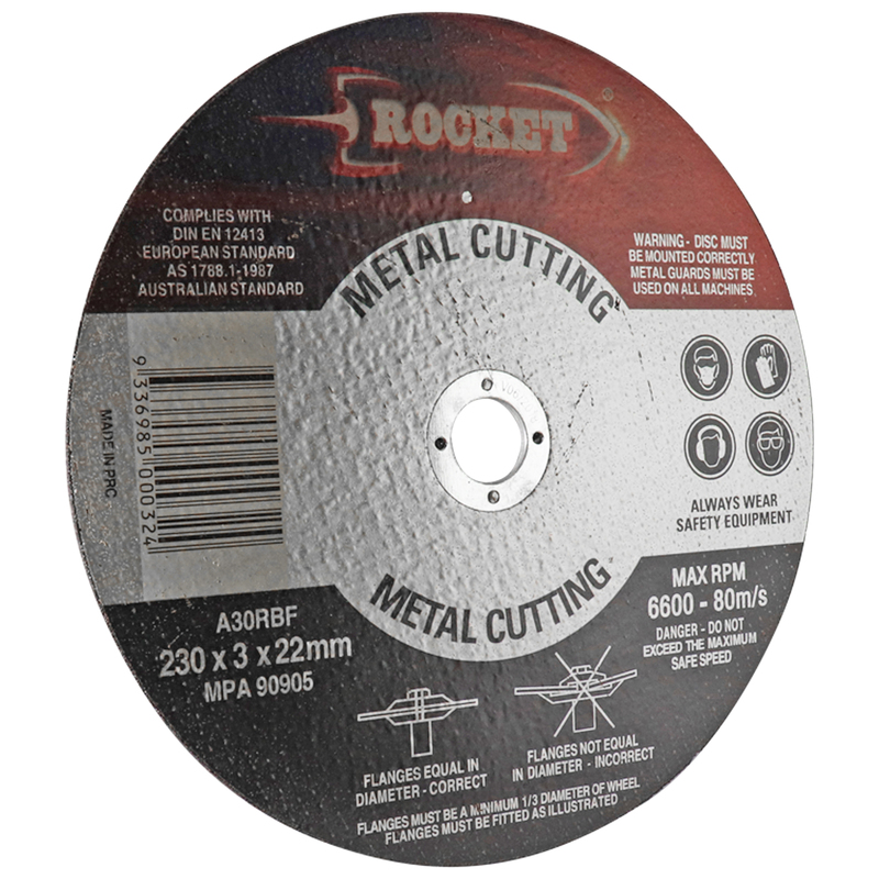 Rocket 230mm Cutting Discs Steel Suits Angle GrinderS rocket-230mm-cutting-discs-steel-suits-angle-grinders