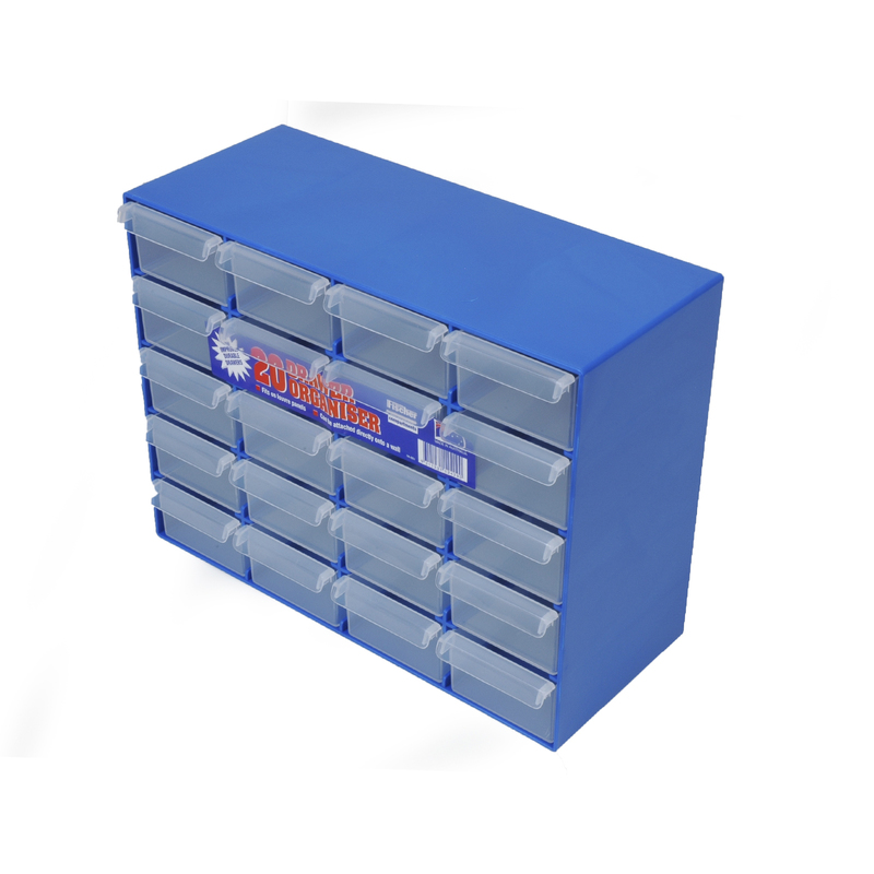 Fischer Drawer Organiser (20 Drawers) 305x128x230mm
