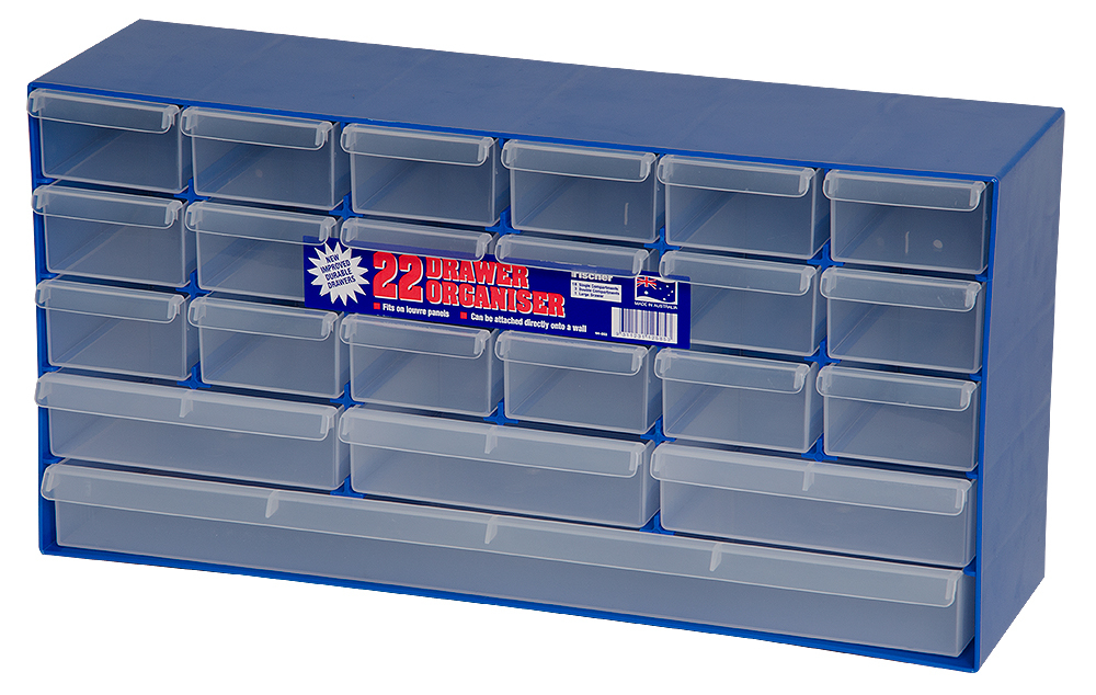 Fischer Drawer Organiser (22 Drawers) 455x128x230mm (Special Order)