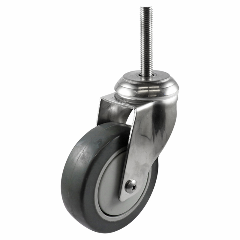 Easyroll 100mm Urethane Swivel Threaded Stem Castors G7 Series 100kg 1PC