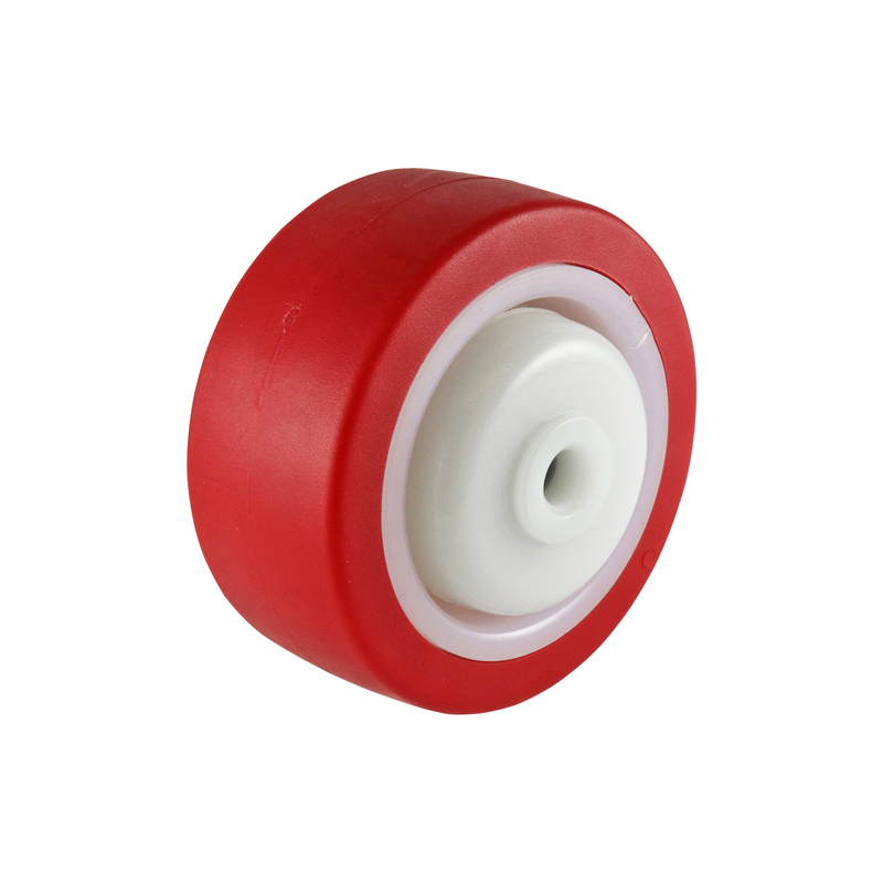 Easyroll 80mm Polyurethane/ Nylon Wheels 130Kg Load Capacity 8mm Bore 1 PC