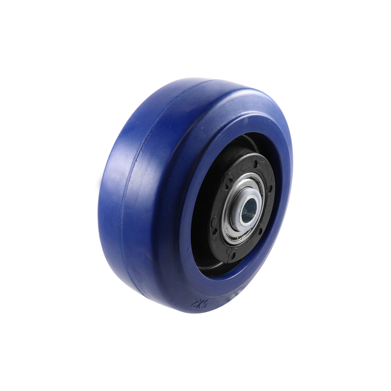 Easyroll 125mm Elastic Rubber/ Nylon Wheels 240Kg Load Capacity 20mm ...